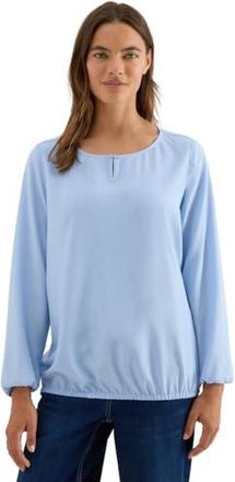 Cecil 3411876 Chemisier de Couleur Unie, Bleu Montagne, XXL Femmes