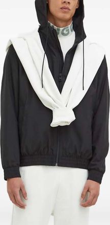 HUGO BOSS hoodie à lien de resserrage - Vert