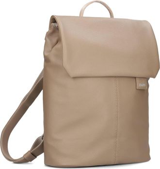 zwei Damen City-Rucksack Mademoiselle.M MR13 Tagesrucksack 7 Liter, gepolstertes Laptopfach, Magnet-Verschlussklappe, Hauptfach mit Rei&szlig;verschluss, R&uuml;ckenp