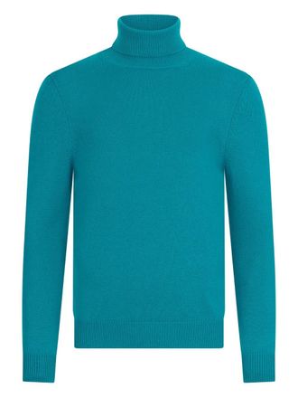 Malo roll-neck sweater - Bleu