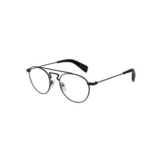 Yohji Yamamoto Schwarze Aviator Metall Optische Rahmen - - Accessories - Herren - Schwarzk - ONE SIZE