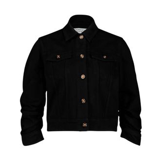 Gabriela Hearst Adira Cropped Denim Jacket - - Jackets - Damen - Schwarzk - L