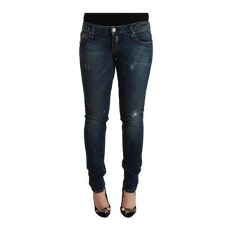 Acht Low Waist Slim Fit Denim Jeans - - Jeans - Damen - Blau - W30