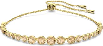 Swarovski Imber Emily Armband, Gemischte Rundschliffe, Goldfarben, Goldlegierungsschicht