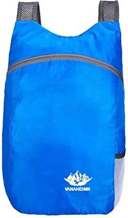 Generic Sac &agrave; dos de cyclisme, sac &agrave; dos l&eacute;ger, sac &agrave; dos de voyage, sac &agrave; dos de sport de grande capacit&eacute; pour femme avec portefeuille et sac &agrave; dos, bleu, ta