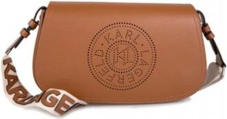 Karl Lagerfeld Femme, Sacs, Brun, Taille: ONE Size K/Circle Crossbody Bag