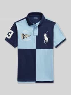 Polo Ralph Lauren Regular Fit Poloshirt aus reiner Baumwolle mit Stitchings