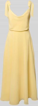 Jake*s Cocktailkleid mit Wasserfall-Ausschnitt