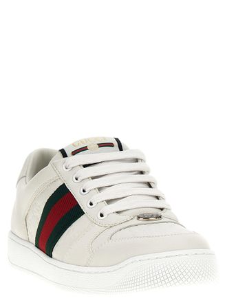 Gucci Screener Sneakers - White