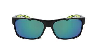 Columbia Mens Sunglasses C566SP BRISK TRAIL - Black/Green Flash with Polar Grey W/Green Flash Lens