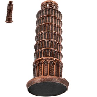 Cabilock WEKADRIN Leaning Tower of Pisa Metallmodell Große Architektur Skulptur aus Zinklegierung Langlebige Antike Baukunst Wohnkultur und Tischdekoration Ein