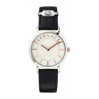Versace V-Essential Watch - - Accessories - Damen - Schwarzk - ONE SIZE