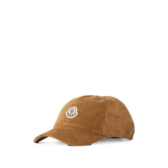 Moncler Logo-patch Corduroy Baseball Cap