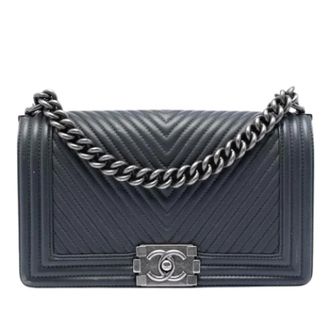 Chanel Pre-owned The Boy Flap - - Pre-owned - Damen - Grau - ONE SIZE
