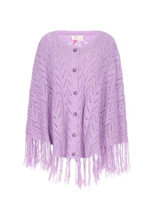 Izia Poncho Frauen lila