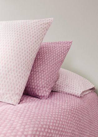 Mango Taie doreiller enfant percale de coton mini fleur 50x75 cm rose - Home - 50x75cm - MANGO HOME