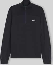 HUGO BOSS Regular Fit Pullover mit Schurwoll-Anteil Modell KN_Momentum-X QZ