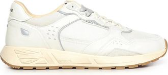 Crime London Homme, Chaussures, Blanc, Taille: 41 EU Baskets en cuir &agrave; bout amande