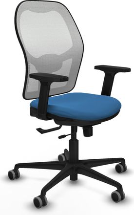 Piqueras y Crespo Jorquera verstellbarer Stuhl mit 2D-Armlehnen, h&ouml;henverstellbare Lendenwirbelst&uuml;tze, ausgestattet mit Syncro/Traslack und injiziertem Schaumstoff, mit