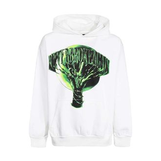 Vlone Bedruckter Hoodie - - Sweatshirts & Hoodies - Herren - Wei&szlig; - L