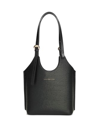 Tommy Hilfiger Tragetasche TOMMY HILFIGER TH MODERN MINI TOTE, Damen, Gr. B/H/T: 29cm x 32cm x 9cm, schwarz, Lederimitat, Taschen, Damen Handtasche, Schultertasche, 
