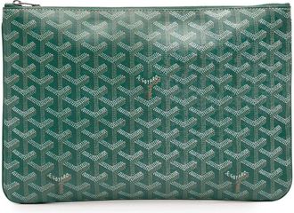 Goyard Clutches - Goyardine Senat MM - Gr. unisize - in Grün - für Damen