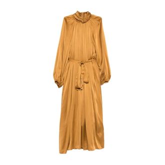 Zimmermann Hypnotic Twist Sheath Midi Kleid - - Dresses - Damen - Braun - L