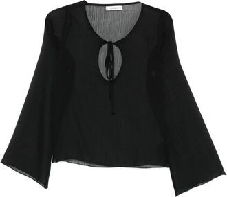 Gimaguas Femme, Blouses et Chemises, Noir, Taille: 36 FR Tunique