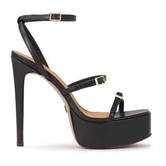 Kazar Schwarze Sandalen mit Absatz und Plateausohle - - Shoes - Damen - Schwarzk - 38 EU