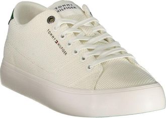 Tommy Hilfiger Perforated Polyester Sneaker - White