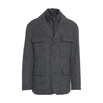 Peuterey Homme, Vestes, Gris, Taille: XL Glencheck Jacket