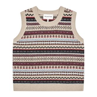 Munthe Maille &agrave; col rond - Femme - Pulls - Multicolore - Taille: 42 FR