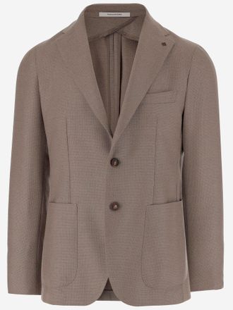 Tagliatore Veste en laine &agrave; poitrine unique Tagliatore