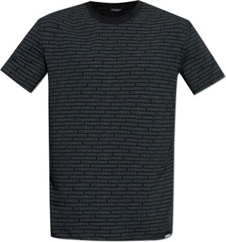 Dsquared2 Homme, Tops, Noir, Taille: XL T-Shirt de sous-v&ecirc;tement monogramm&eacute;