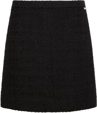 Calvin Klein Jupe courte textur&eacute;e