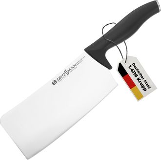 Greta Magnusson-Grossman 175EZ | Hackmesser 30,4 cm | Ultrascharfer K&uuml;chenmesser | Deutschem Edelstahl Klinge 17,5 cm | mit Ergonomischen Griff 12,9 cm (358 Gramm)