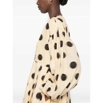 Stine Goya Dots Dress - Beige
