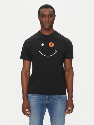 Save The Duck T-Shirt DT1197M BESY20 Schwarz Regular Fit