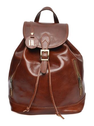 Anna Luchini Kastanienbraun Rindsledertasche