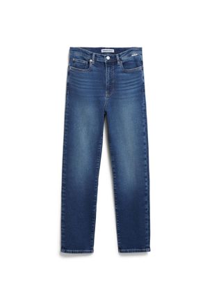 Armedangels Damen Slim Jeans Bio-Baumwoll Mix X-Stretch LEJAANI Slim Fit Dk Indigo