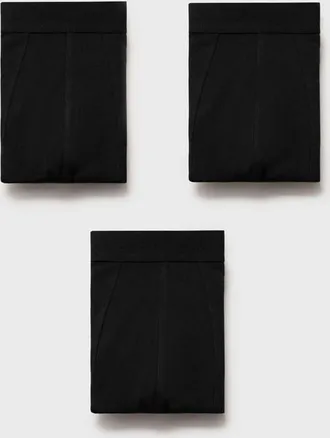 Mango Lot 3 slips combin&eacute;s noir - Homme - M - MANGO MAN