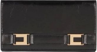 Elisabetta Franchi Femme, Accessoires, Noir, Taille: ONE Size Wallet with logo details