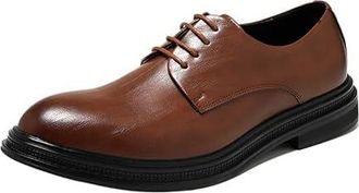 Generic Chaussures Oxford Confortables et &eacute;l&eacute;gantes for Hommes, Ballerines d&eacute;contract&eacute;es Modernes &agrave; Lacets, Chaussures habill&eacute;es en Cuir, Bureau Tendance