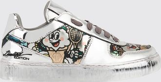 Philipp Plein Baskets basses 3D Ice Cream en cuir verni avec imprim&eacute; graphique