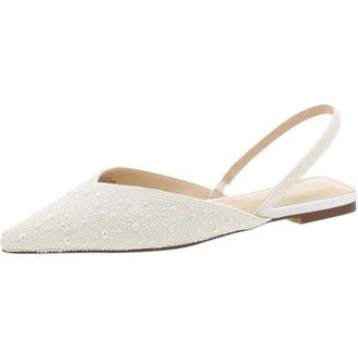 Betsey Johnson Escarpins &agrave; Bout Pointu pour Femme, Perle, 37 EU