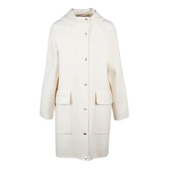 Eleventy Einreiher-Mantel - - Coats - Damen - Wei&szlig; - S