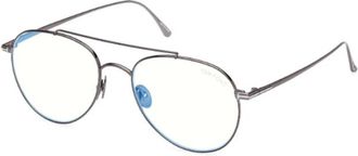 Tom Ford unisex, Accessoires, Gris, Taille: 53 MM Aviator Optical Frame