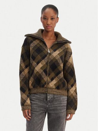 Only Strickjacke Maroon 15358211 Gr&uuml;n Regular Fit