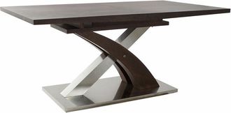 DKD Home Decor Stahltisch mdf 160x90x77 220 cm Erweiterbares mdf -Stahlmaterial Multicolor -Familienfarben Esstische und Details Details