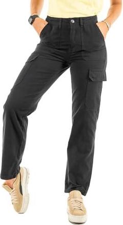 Only Bestseller A/S Onlmalfy Hw Cargo Pant PNT Pantalon, Noir, M x 32L Femme